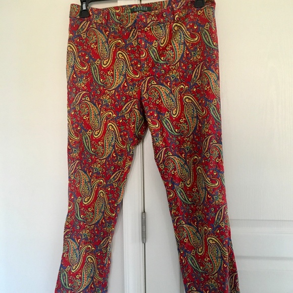 Lauren Ralph Lauren | Pants & Jumpsuits | Lauren Ralph Lauren Cotton Pants | Poshmark
